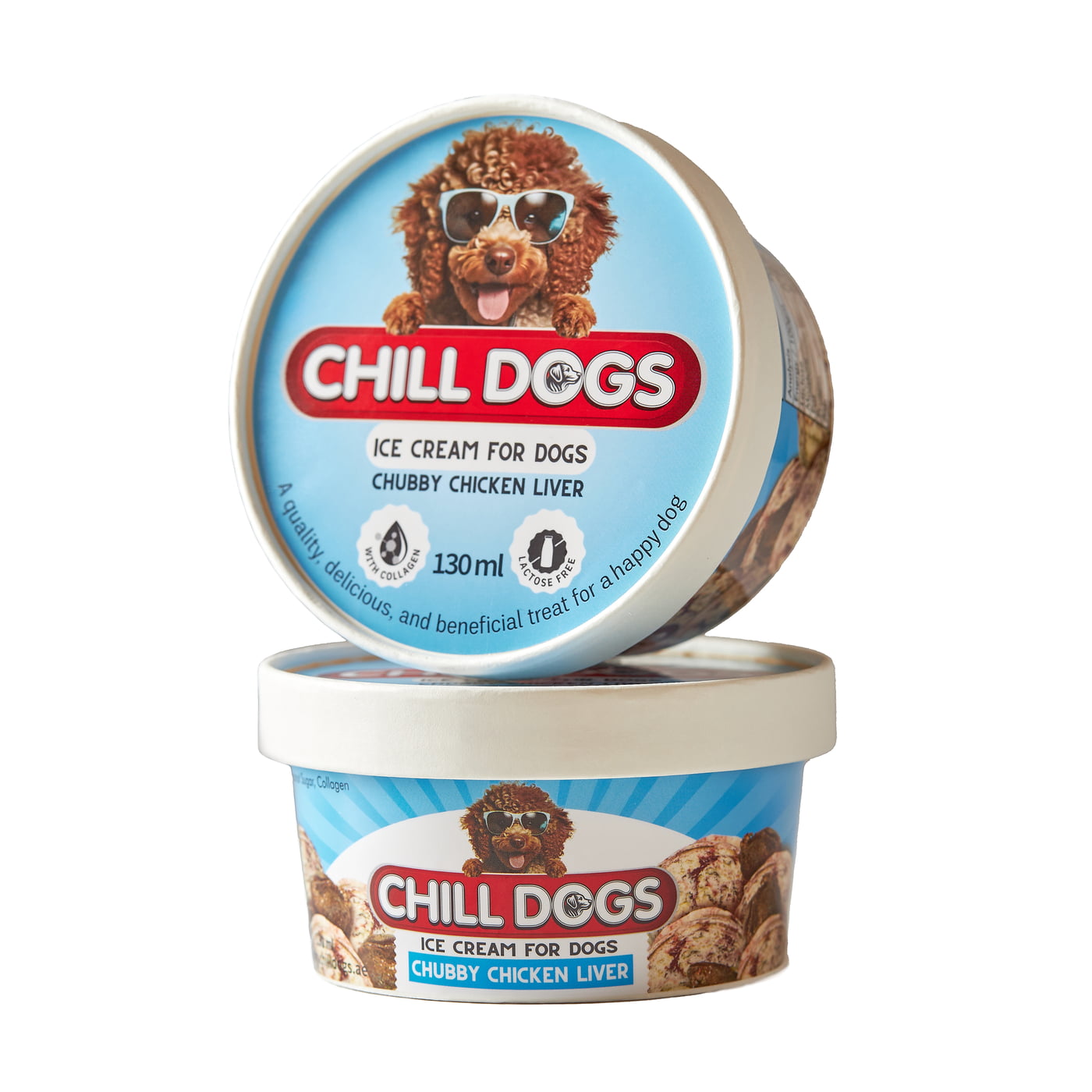 Chill Dogs Chubby Chicken Liver Box 130ml X 4Cups